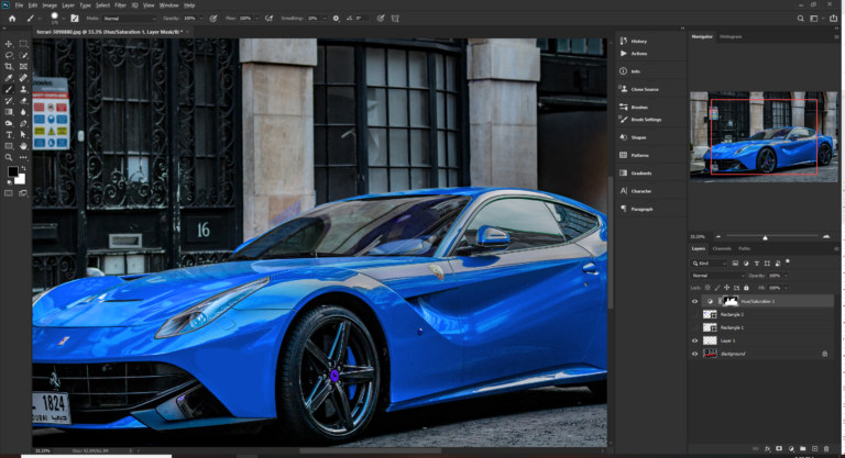 How to Change Car Color in Photoshop | The Digital Art World